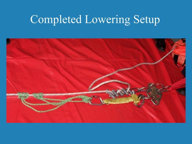 Rope rescue set up | PPS | Climbing | Extreme Sports