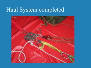 Rope rescue set up | PPS