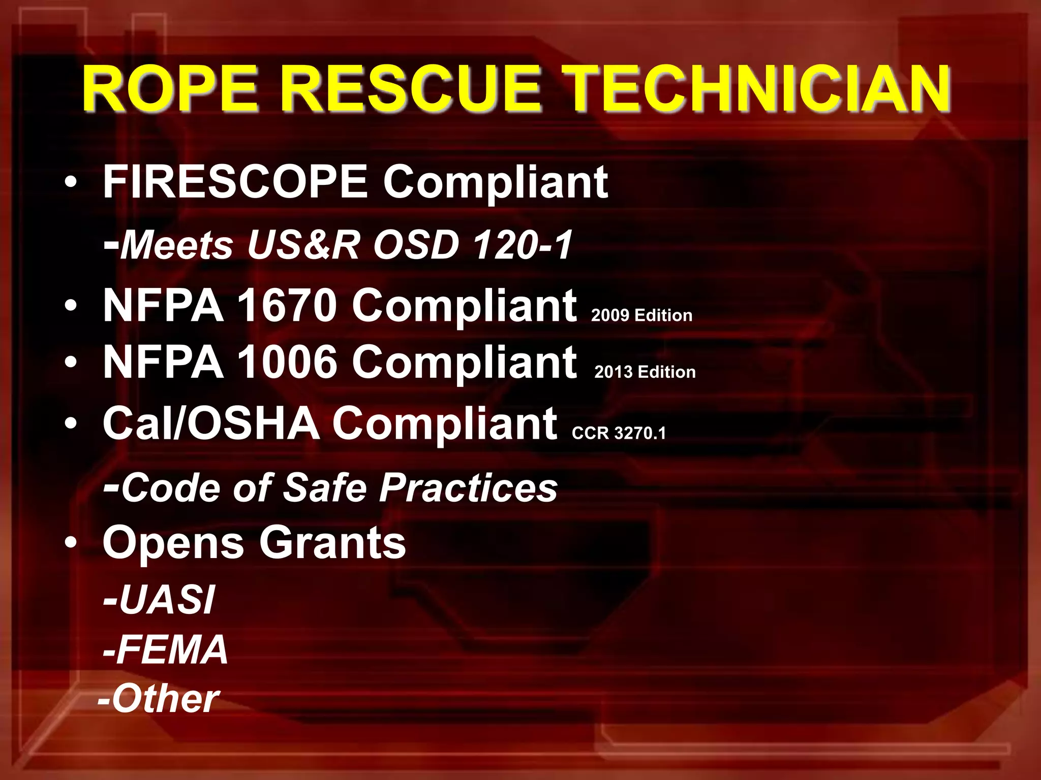 RopeRescueTechnicianPowerPoint.ppt