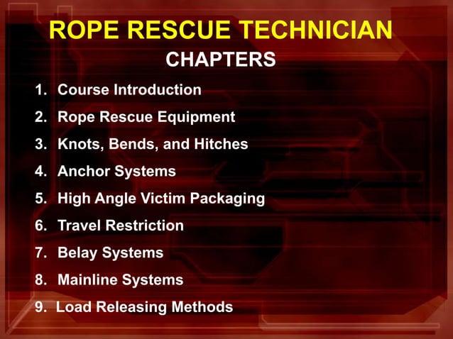 RopeRescueTechnicianPowerPoint.ppt