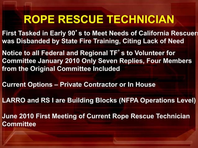 RopeRescueTechnicianPowerPoint.ppt