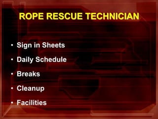 RopeRescueTechnicianPowerPoint.ppt