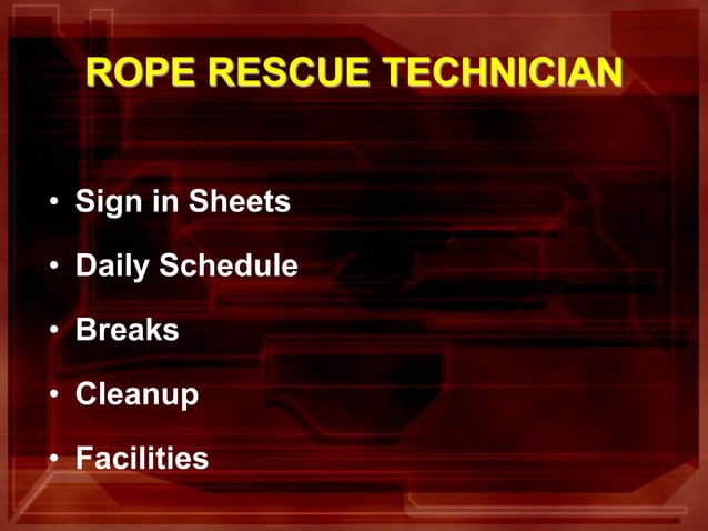 RopeRescueTechnicianPowerPoint.ppt
