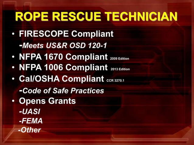 RopeRescueTechnicianPowerPoint.ppt