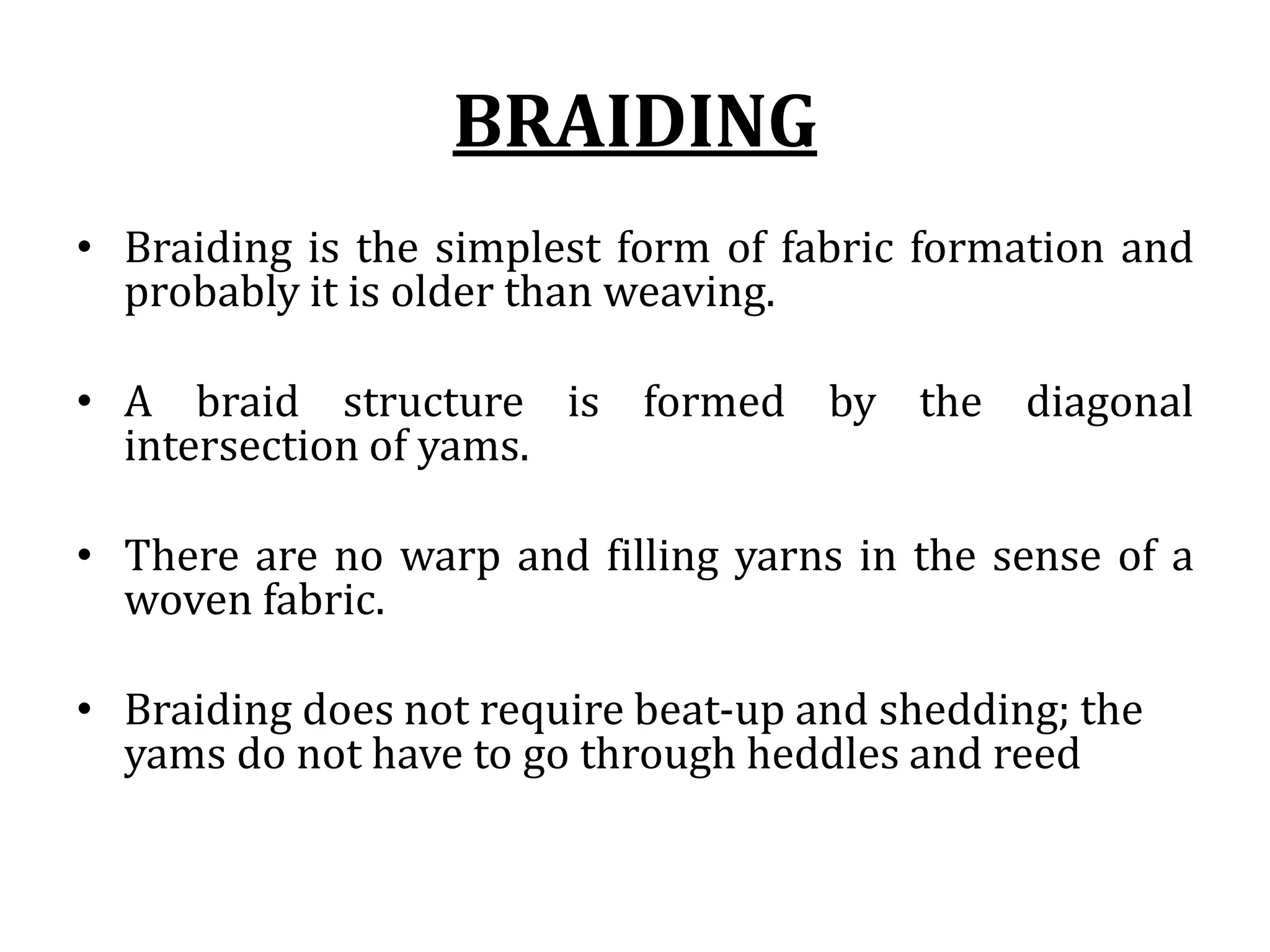 ROPES, BRAIDS & NARROW FABRICS.pptx
