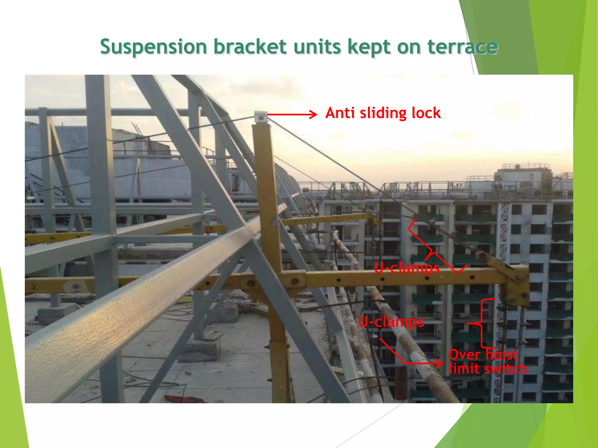 Rope suspended platform- Safety | PPT