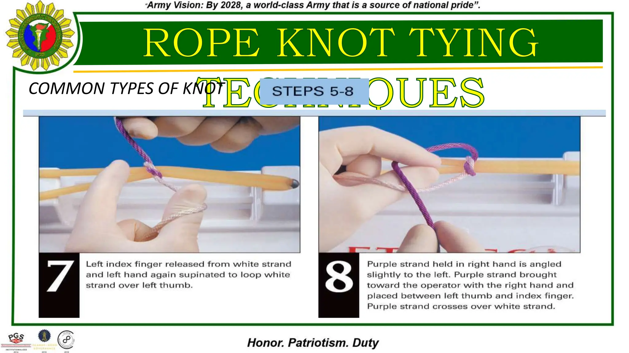 Rope Techniques for survival using available resources | PPTX