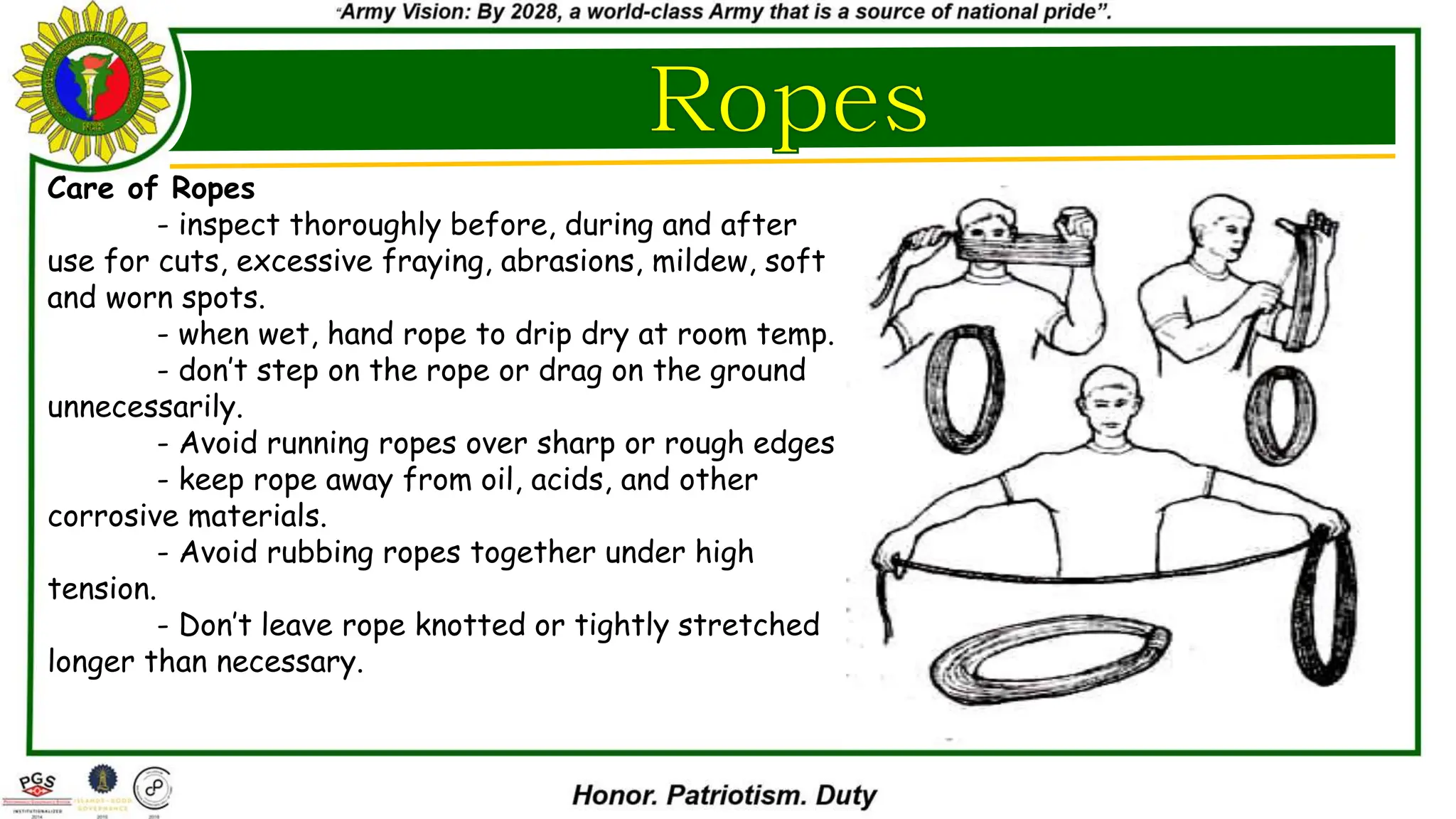 Rope Techniques for survival using available resources | PPTX