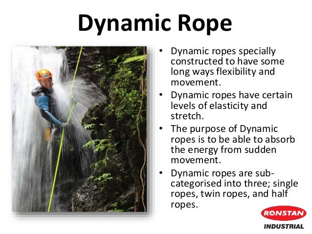 Ropes vfor daily outdoor usage:v Dynamic Rope Vs Static Rope