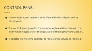 ppt on ropeway system engineering (Civil) | PPTX