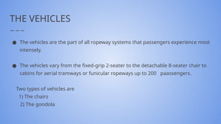 ppt on ropeway system engineering (Civil) | PPTX