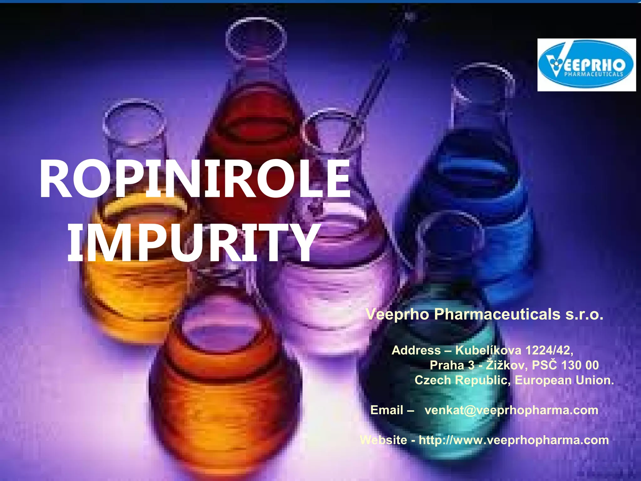 Ropinirole impurity | PPT