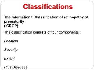 retinopathy of prematurity | PPTX