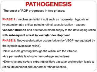 retinopathy of prematurity | PPTX