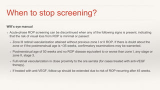 Retinopathy of Prematurity | PPT