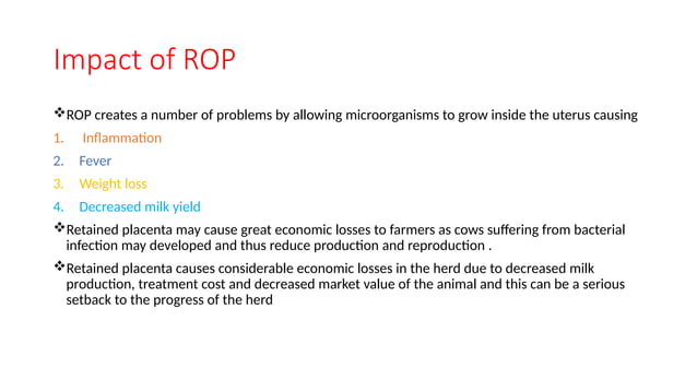 ROP ppt.pptx.Retention of placenta also called | PPTX