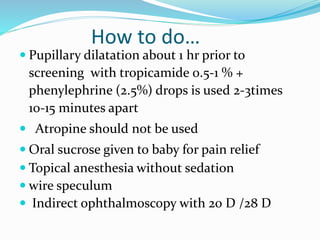 Rop screening ppt | PPTX