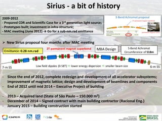 Sirius: The New Brazilian Synchrotron Light Source. | PDF