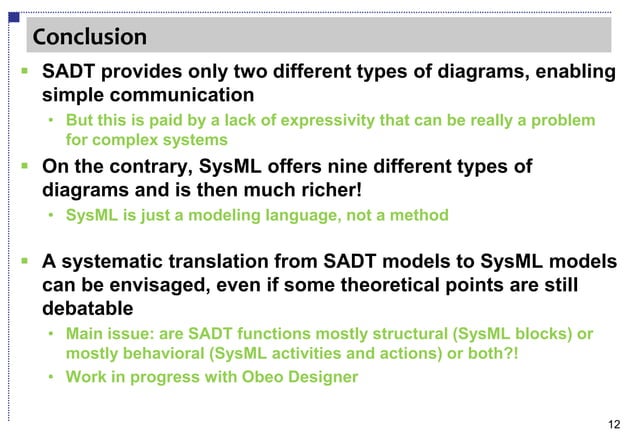 From SADT to SysML | PDF