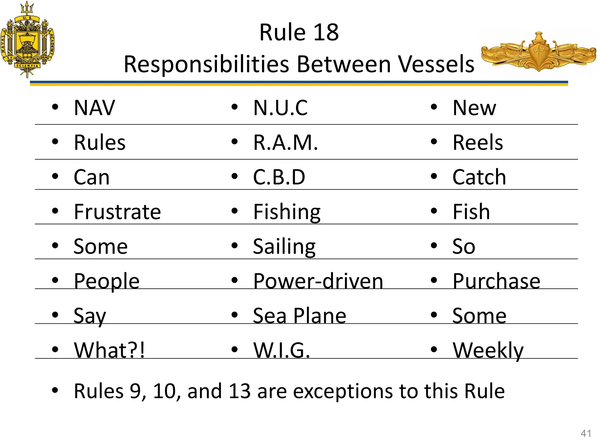 Rules of the road (Ror), colerags rules.pdf