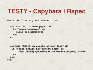 Ruby on Rails. Aplikacje webowe | PDF
