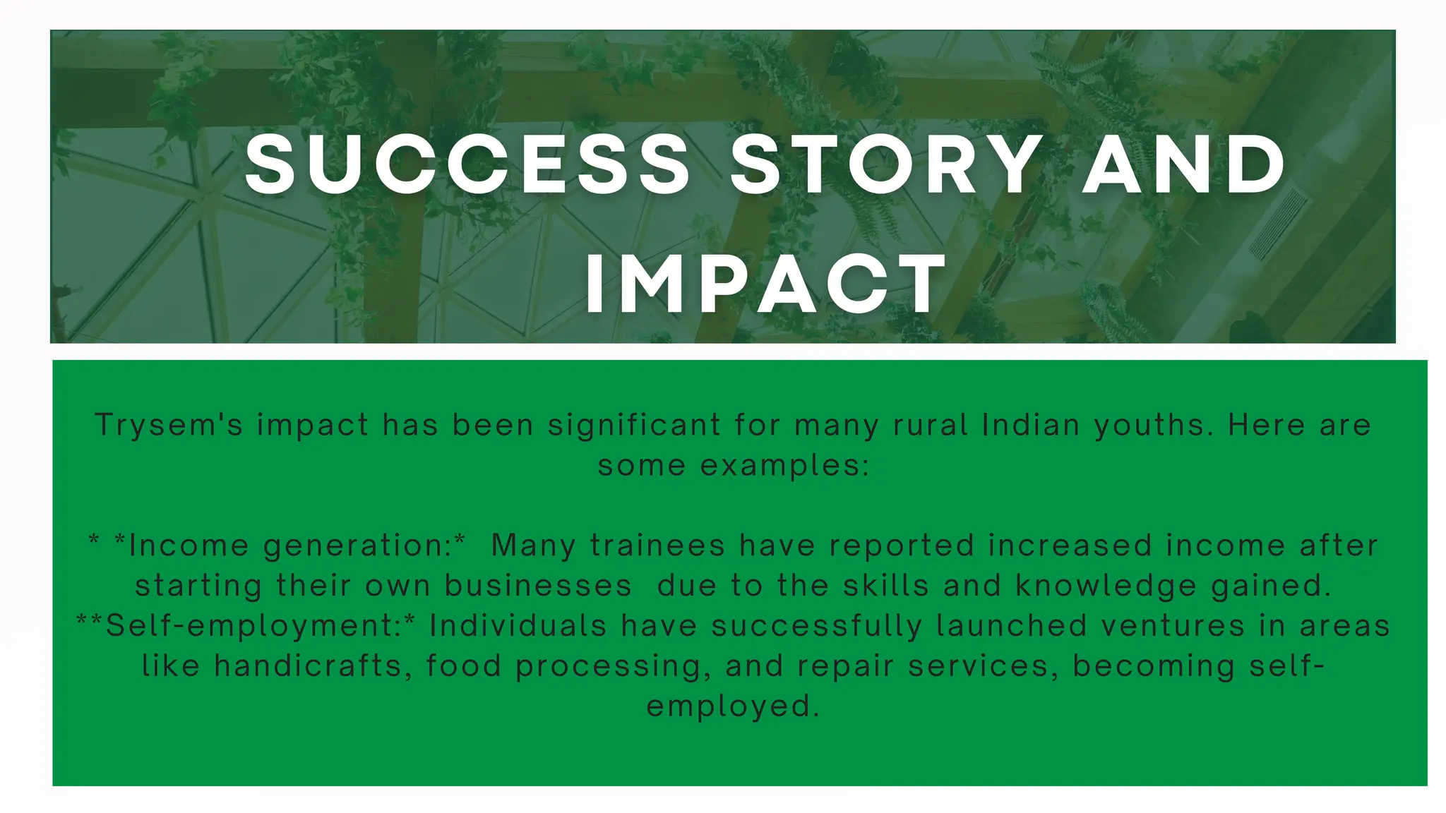 TRYSEM scheme ppt government scheme .pdf