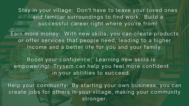 TRYSEM scheme ppt government scheme .pdf | Small and Medium-sized ...