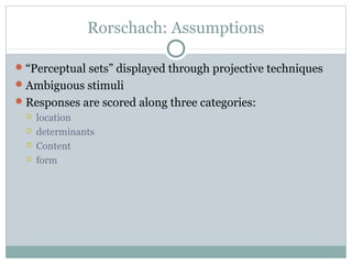 Rorschach ink blot test | PPT