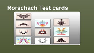 Rorschach inkblot test ppt history, construction scoring interpretation ...