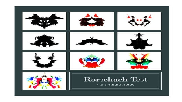 Rorschach Inkblot Test as a projective technique | PPT