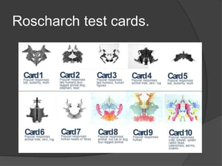 Rorschach test | PPTX