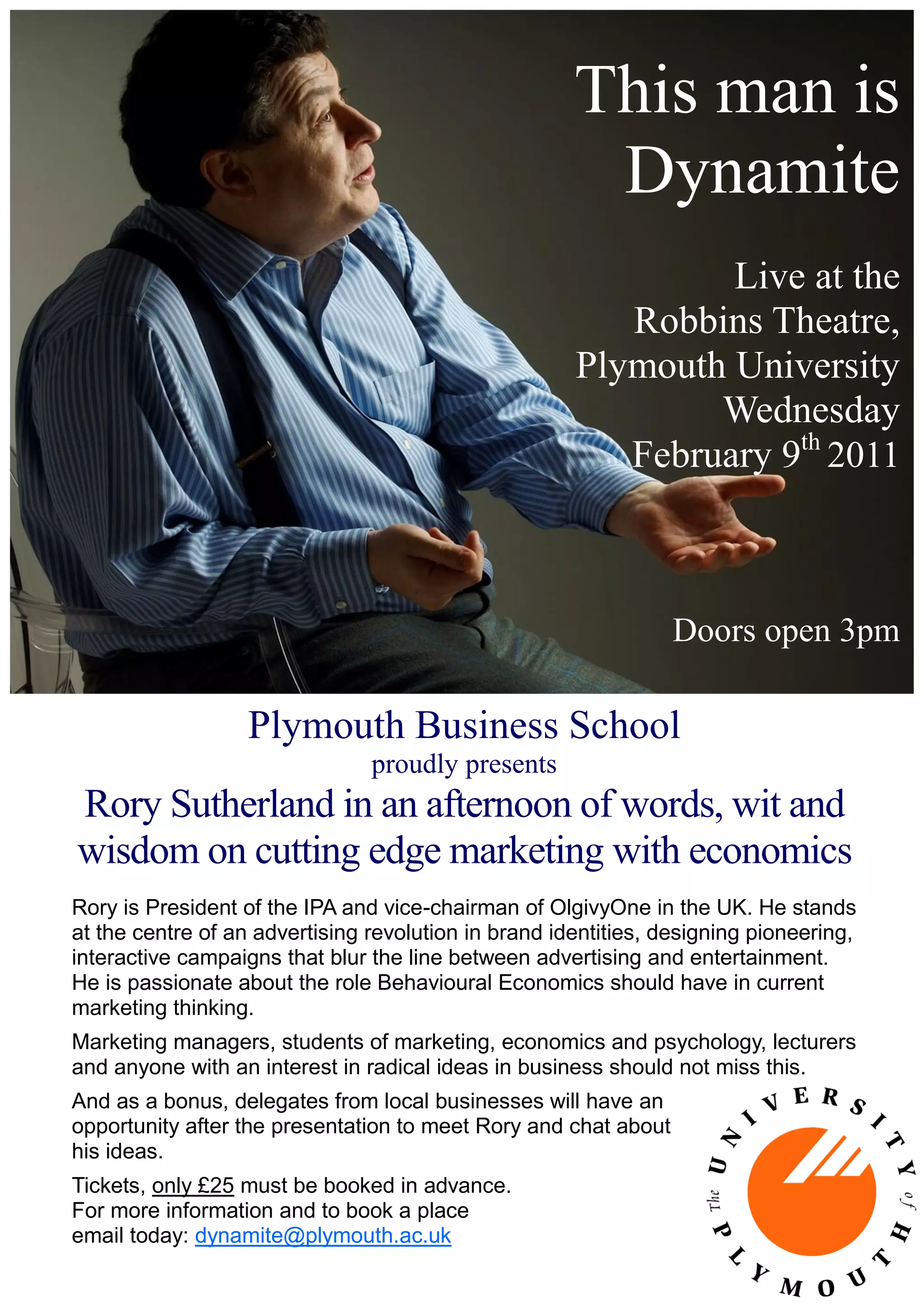 Rory sutherland flyer opt 2 | PDF