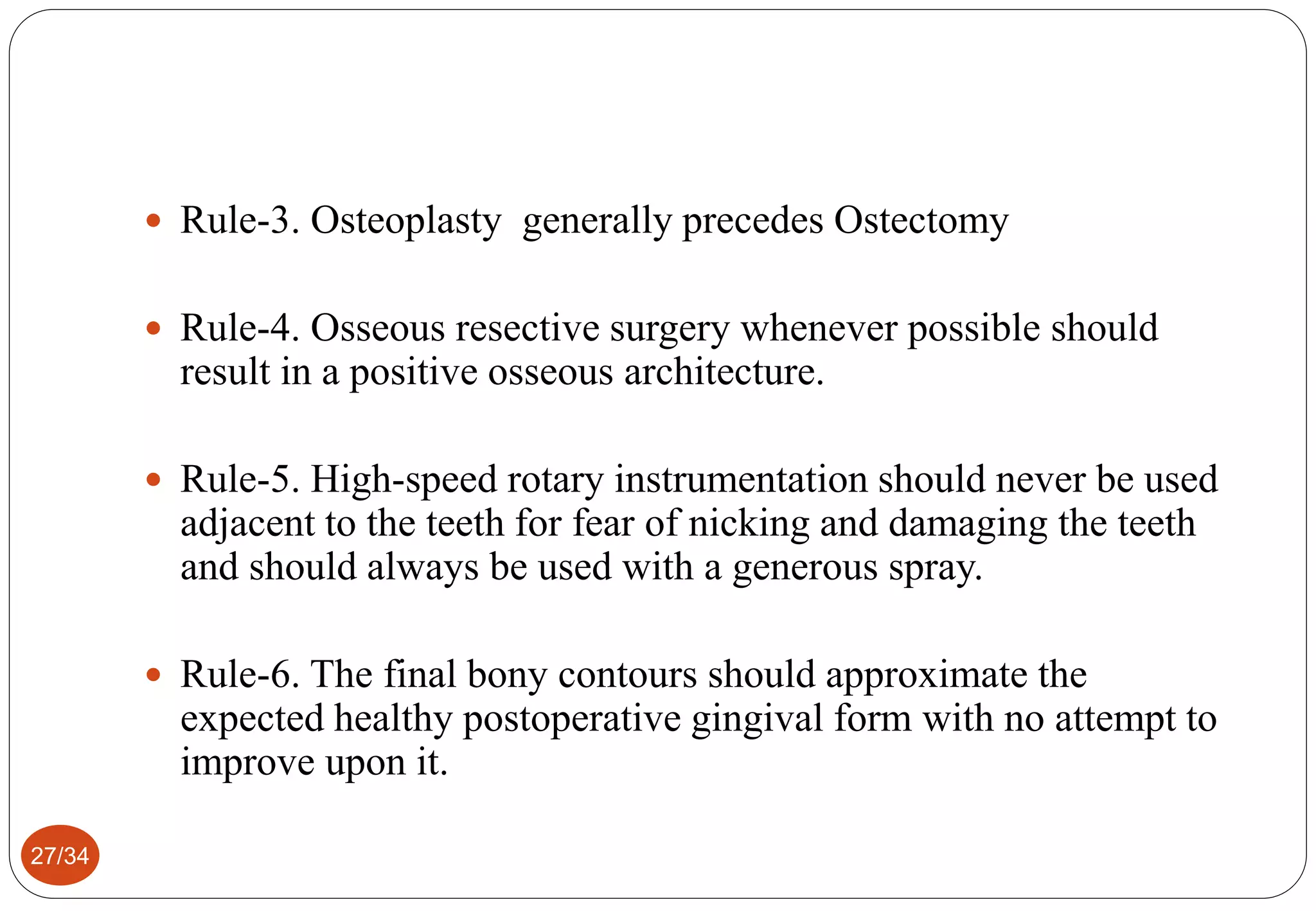 RESECTIVE OSSEOUS SURGERY | PPTX