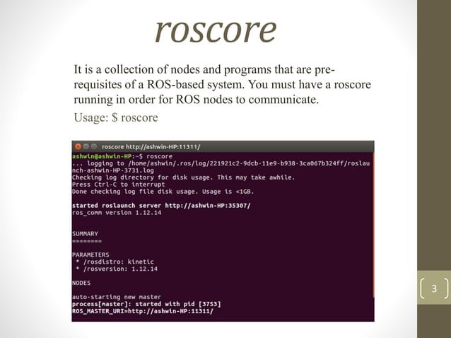 Guide to ROS tools | PPTX | Operating Systems | Computer Software and Applications