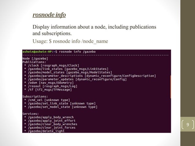 Guide to ROS tools | PPTX | Operating Systems | Computer Software and ...