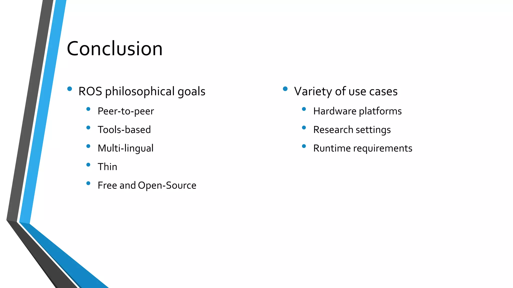 ROS - an open-source Robot Operating System | PPTX