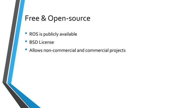 ROS - an open-source Robot Operating System | PPTX