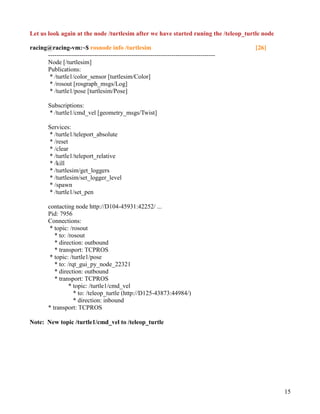 Ros turtlesim | PDF | Operating Systems | Computer Software and Applications