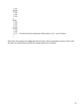 Ros turtlesim | PDF | Operating Systems | Computer Software and Applications