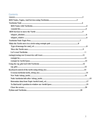 Ros turtlesim | PDF | Operating Systems | Computer Software and Applications