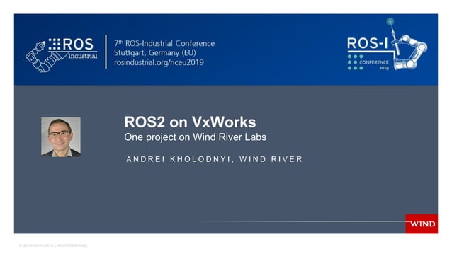ROS2 on VxWorks - one project on Wind River Labs | PPT