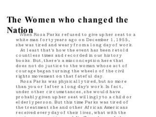 Rosa Parks | PPT