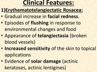 Rosacea: Inflammatory condition in Dermatology | PPTX