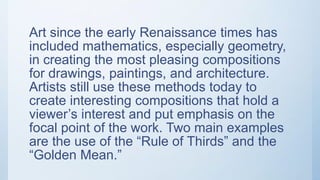 Math, Art, and Composition | PPTX