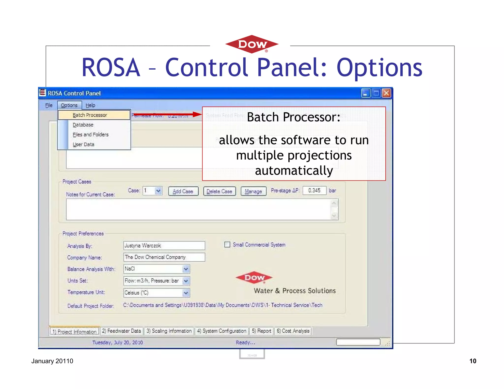 Rosa introduction for water treatment plant | PDF
