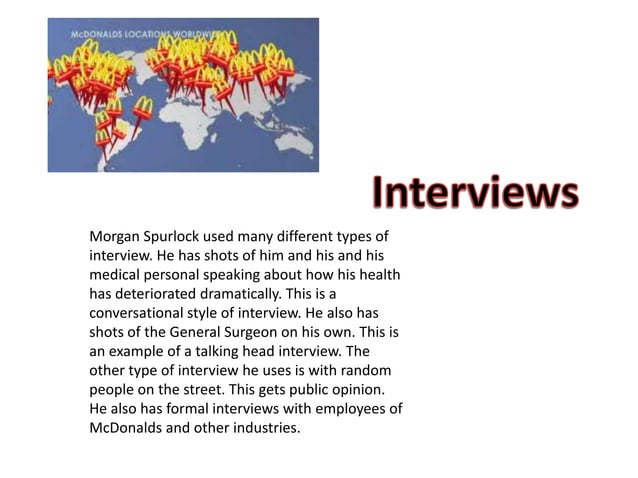 Analysis of Supersize Me | PPTX