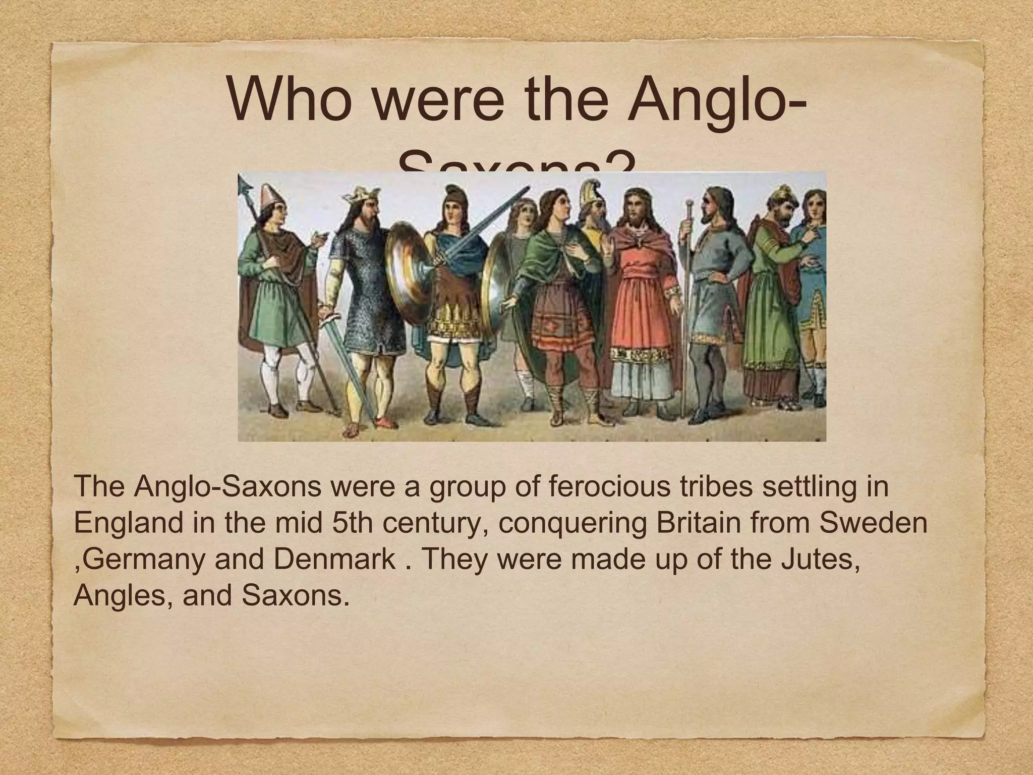 Rosalie anglo saxons | PPTX | Agriculture | Industries