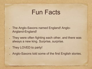 Rosalie anglo saxons | PPTX | Agriculture | Industries