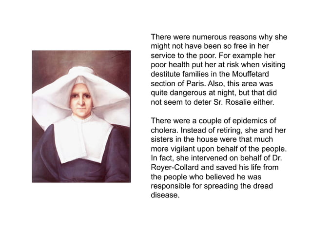 Blessed Rosalie Rendu, D.C. | PPT