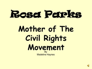 Rosa parks | PPSX